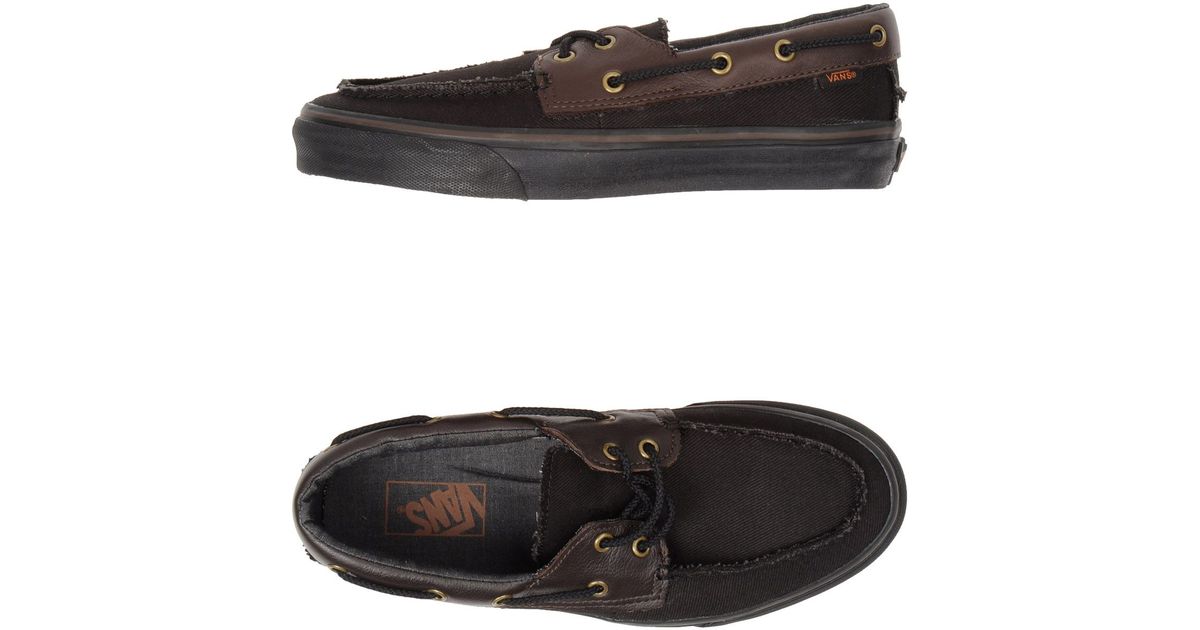 Vans Moccasins in Black (Brown) for Men - Lyst