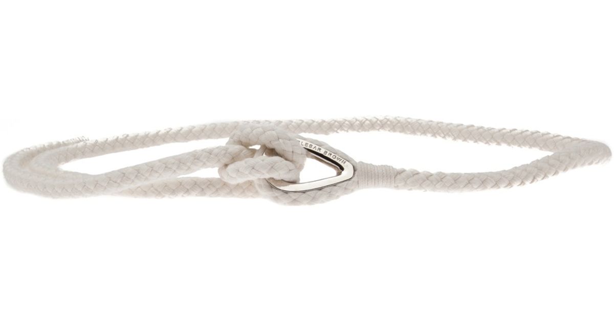 Orlebar Brown Rope Belt in Natural for Men | Lyst