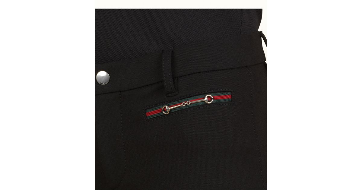 Gucci Black Riding Pant From Equestrian Collection | Lyst