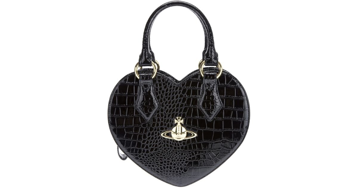 Vivienne Westwood Chancery Heart Bag in Black | Lyst Vivienne Westwood Chancery Heart Bag in Black | Lyst