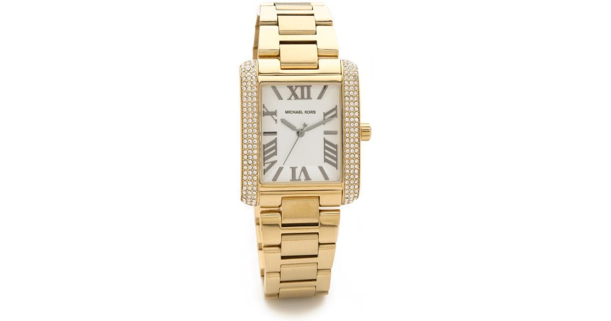 Michael Kors Touch Of Glitz Emery Watch in Metallic | Lyst