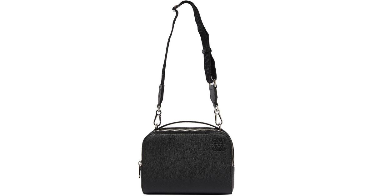 Loewe Mini Camera Crossbody Bag in Black for Men | Lyst