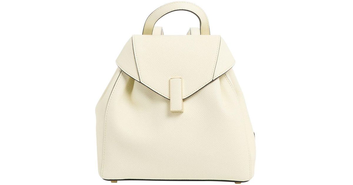 Valextra Iside Mini Backpack in Natural | Lyst