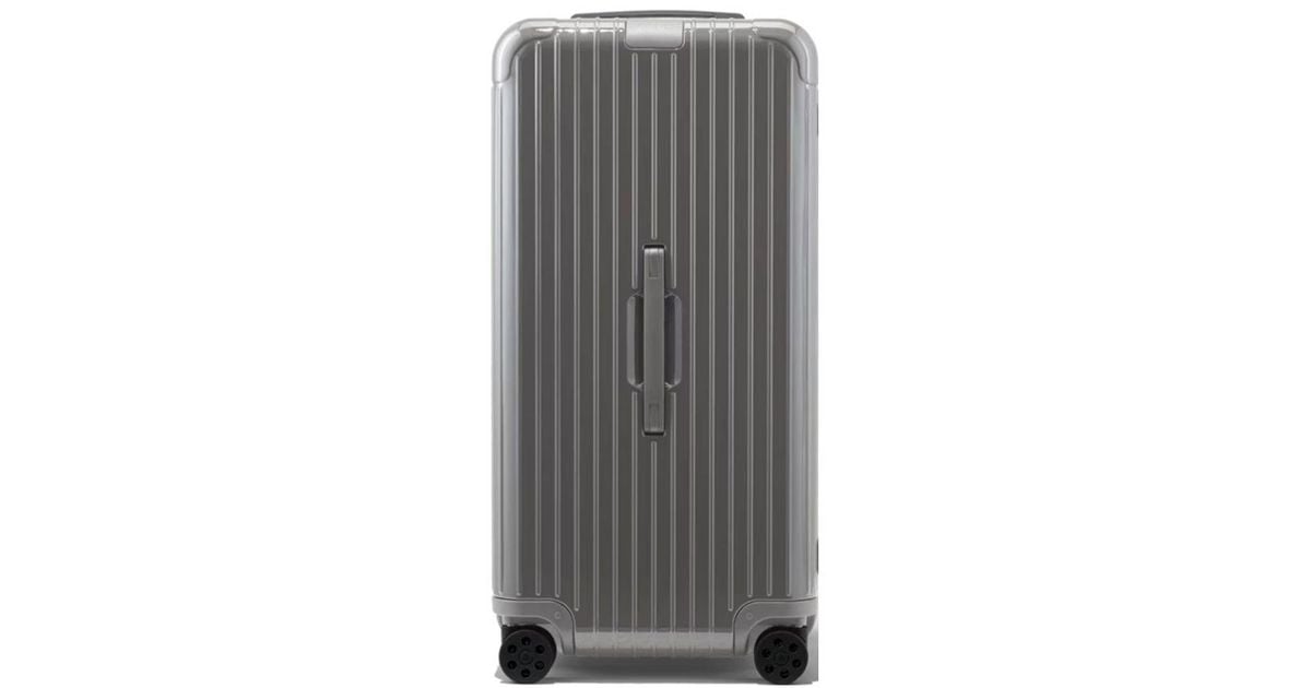 RIMOWA Essential Trunk Plus Luggage in Gray for Men | Lyst