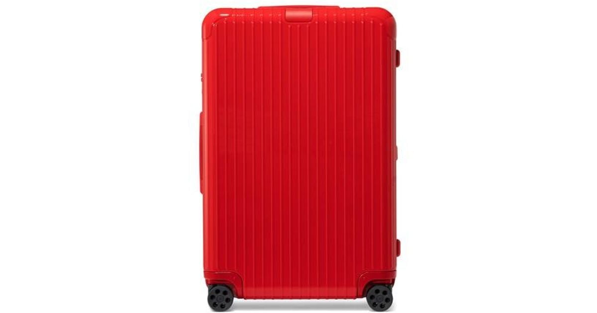 RIMOWA Essential Check-in L Suitcase in Red for Men | Lyst