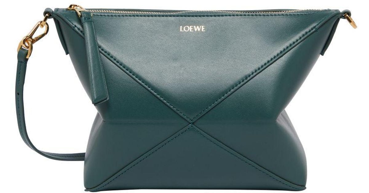 Loewe Puzzle Fold Pouch in Green | Lyst