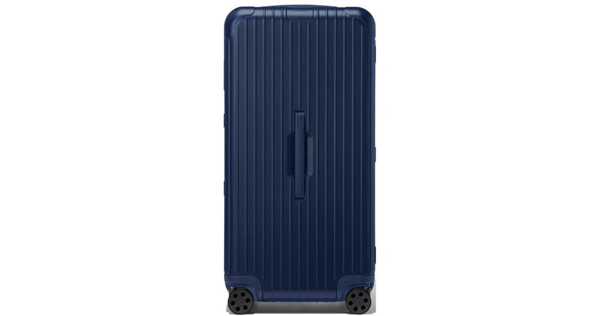 RIMOWA Essential Trunk Plus Luggage in Blue | Lyst