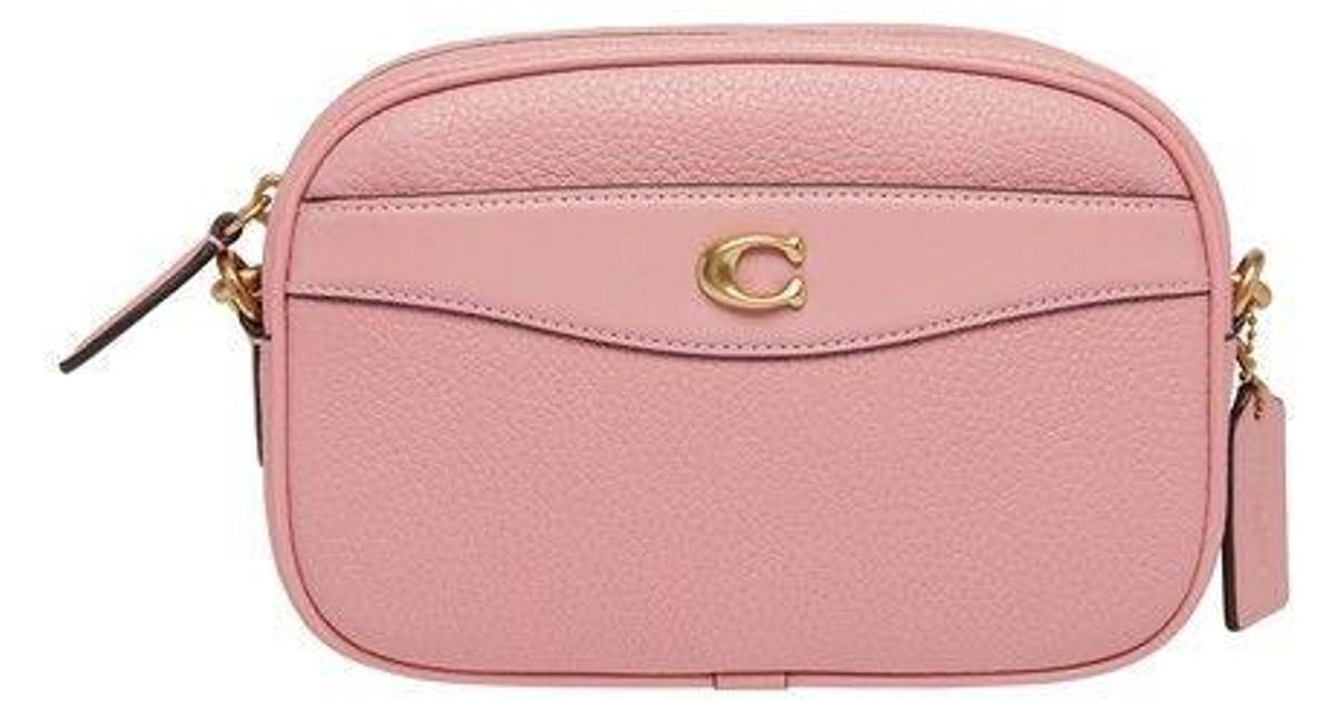 COACH Camera Bag in Pink | Lyst