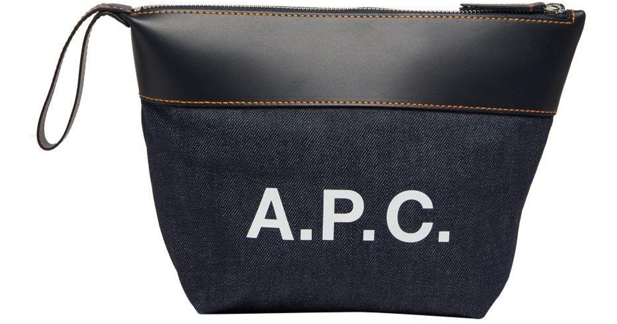 A.P.C. Axelle Pouch in Blue for Men | Lyst