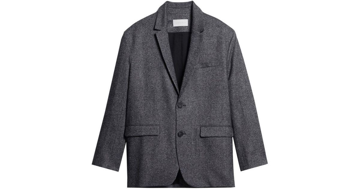 Vanessa Bruno Daria Jacket in Gray | Lyst