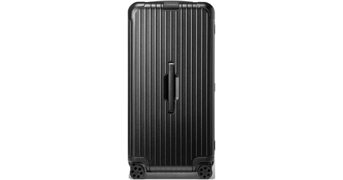 RIMOWA Essential Trunk Plus Luggage in Black | Lyst