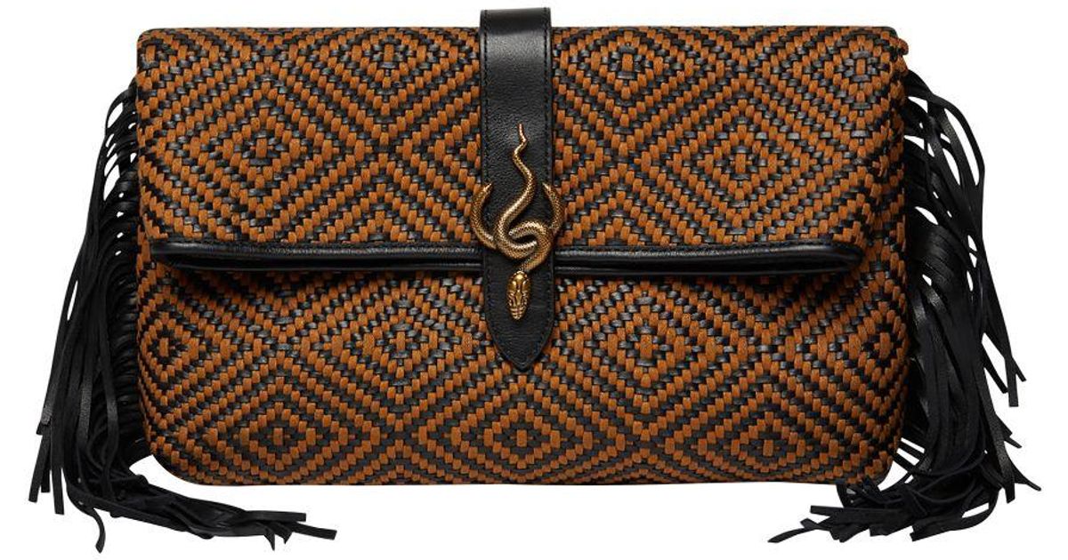 Vanessa Bruno Cléo Clutch Bag in Brown | Lyst