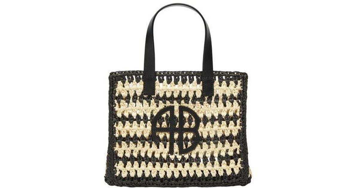 Anine Bing Small Rio Tote Bag In Black Lyst