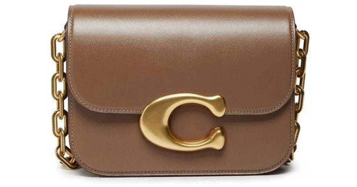 COACH Idol Bag in Brown | Lyst