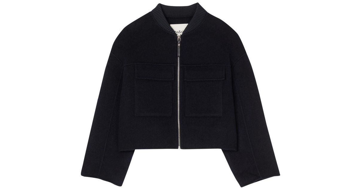 Ba&sh Philippa Jacket in Blue | Lyst