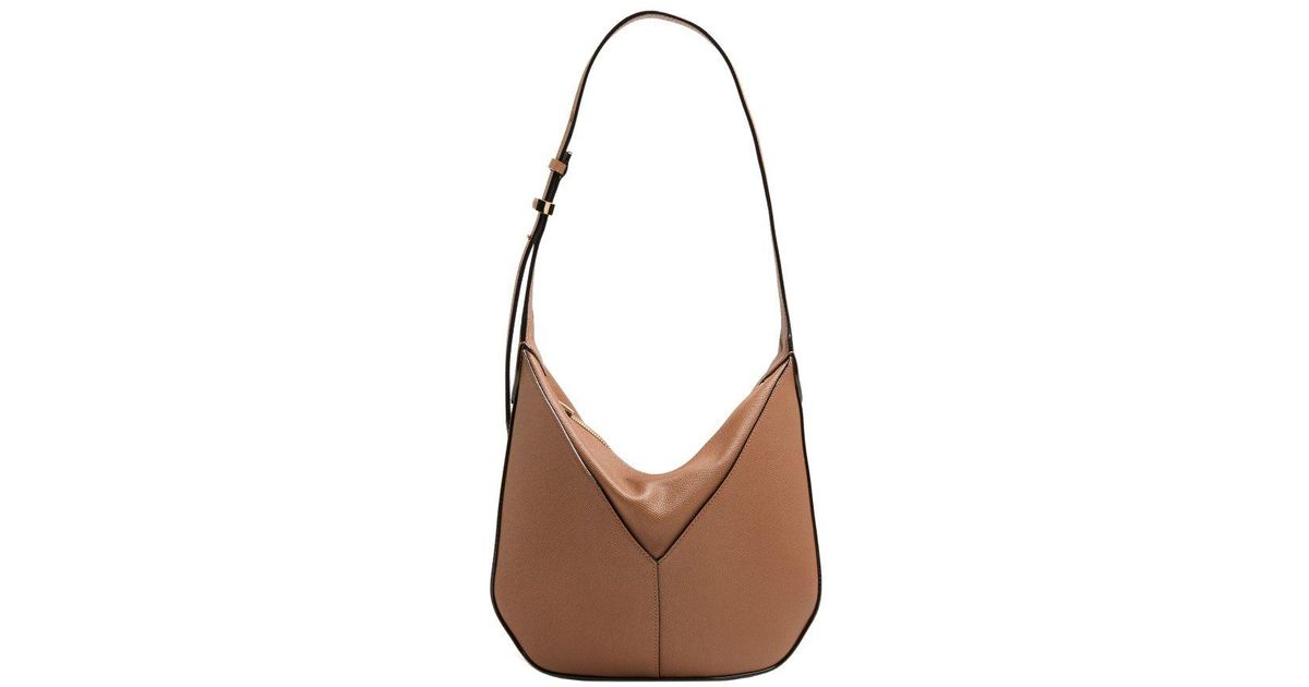 Valextra Vivi Mini Hobo Bag in Brown | Lyst