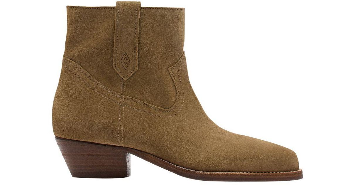 Ba&sh Cray Ankle Boots in Brown | Lyst