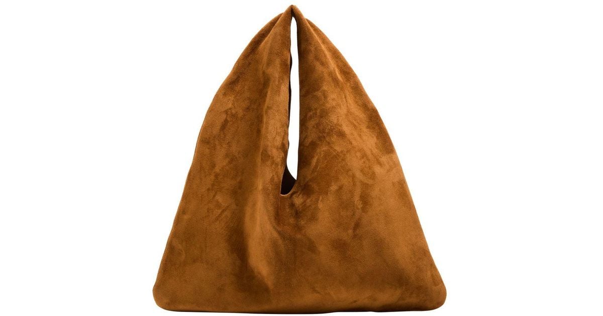 The Row Bindle Small Shoulder Bag in Brown | Lyst