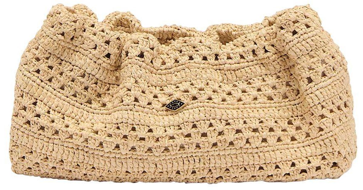 Ba&sh T June Raffia Bag in Black | Lyst