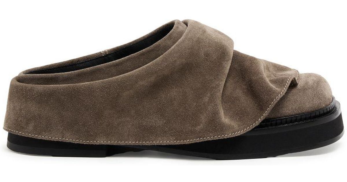 The Attico Mini Robin Clogs in Brown | Lyst