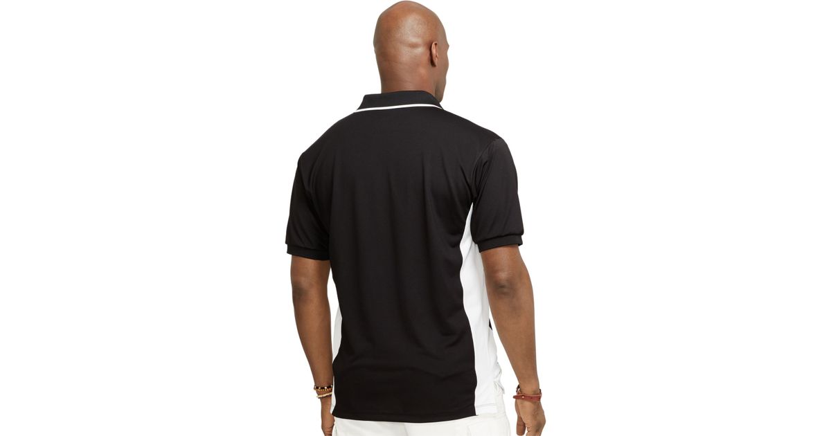 Polo Ralph Lauren Big And Tall Color Blocked Performance Mesh Polo