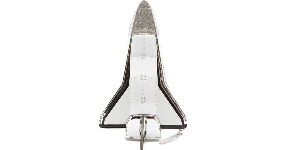 Kate Spade Over The Moon Rocket Clutch - Multi in Metallic | Lyst