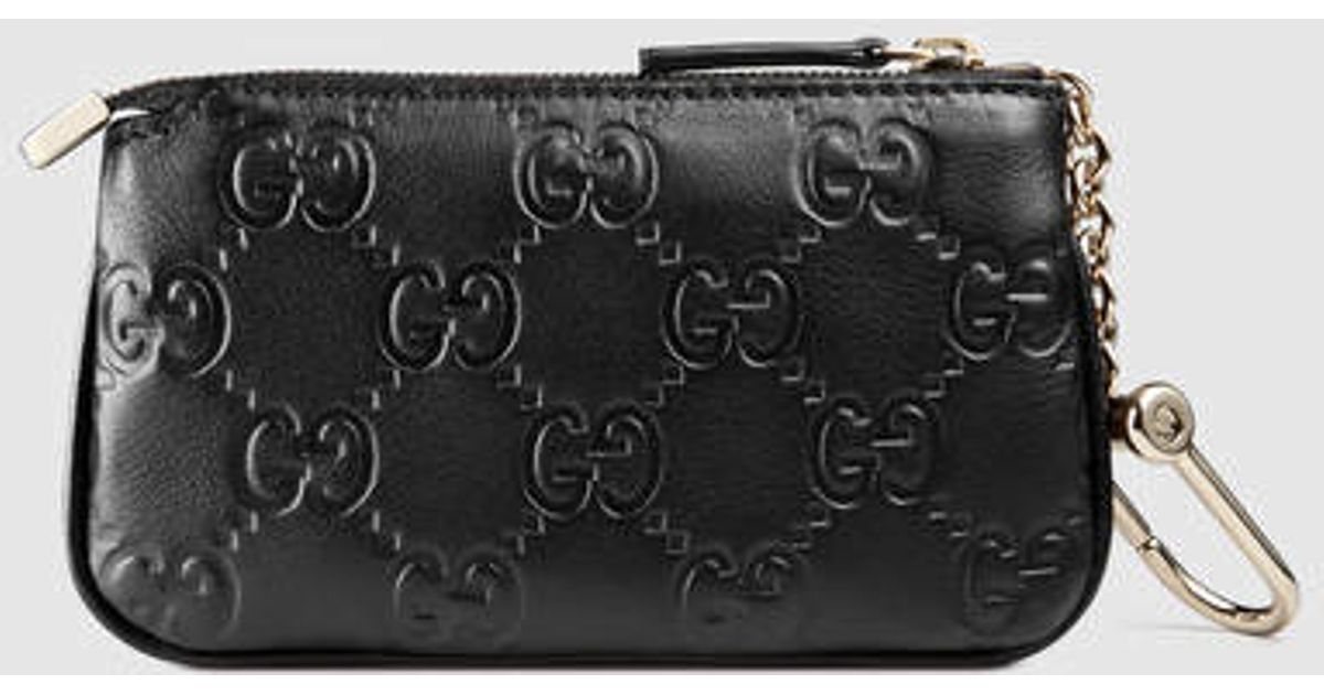 Black Gucci Key Wallet | semashow.com