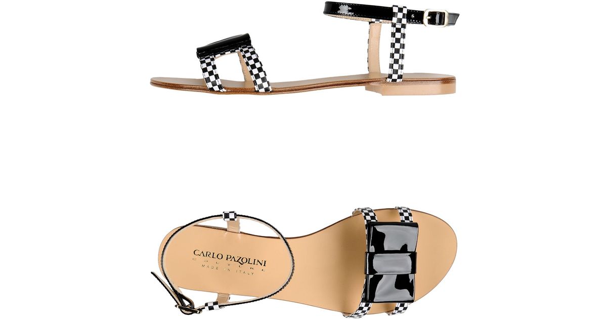 Carlo Pazolini Leather Sandals in Black - Lyst