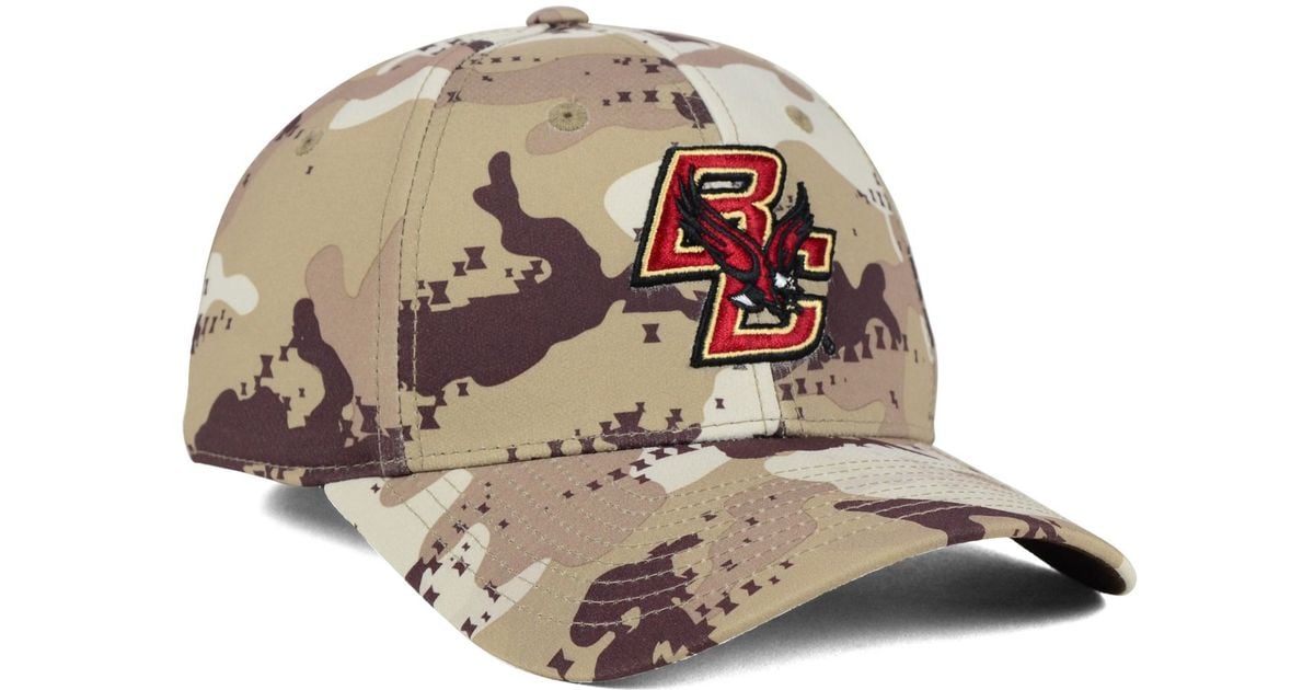 Under Armour Boston College Eagles Camo Stretch Cap in Green for Men | Lyst