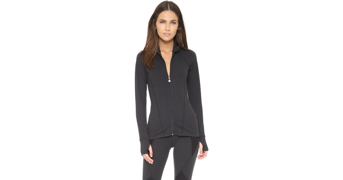 Beyond Yoga Peplum Back Jacket - Black | Lyst