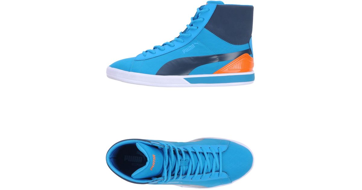 PUMA High-tops & Trainers in Turquoise (Blue) for Men - Lyst
