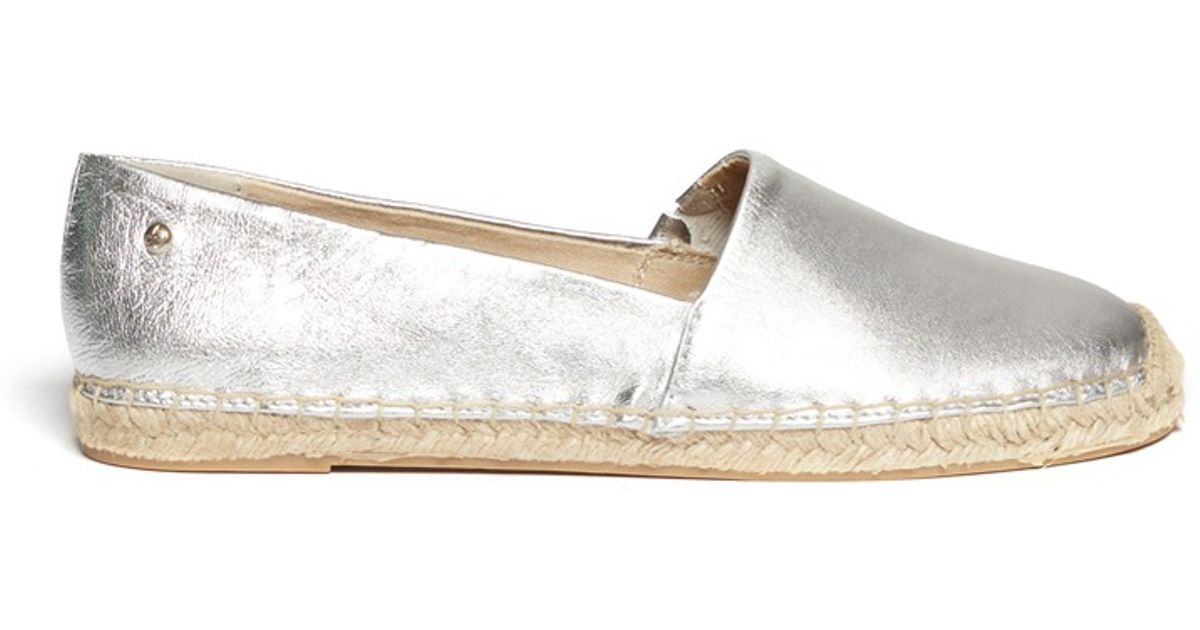 Sam Edelman Lynn Metallic Leather Espadrilles | Lyst Sam Edelman Lynn Metallic Leather Espadrilles | Lyst