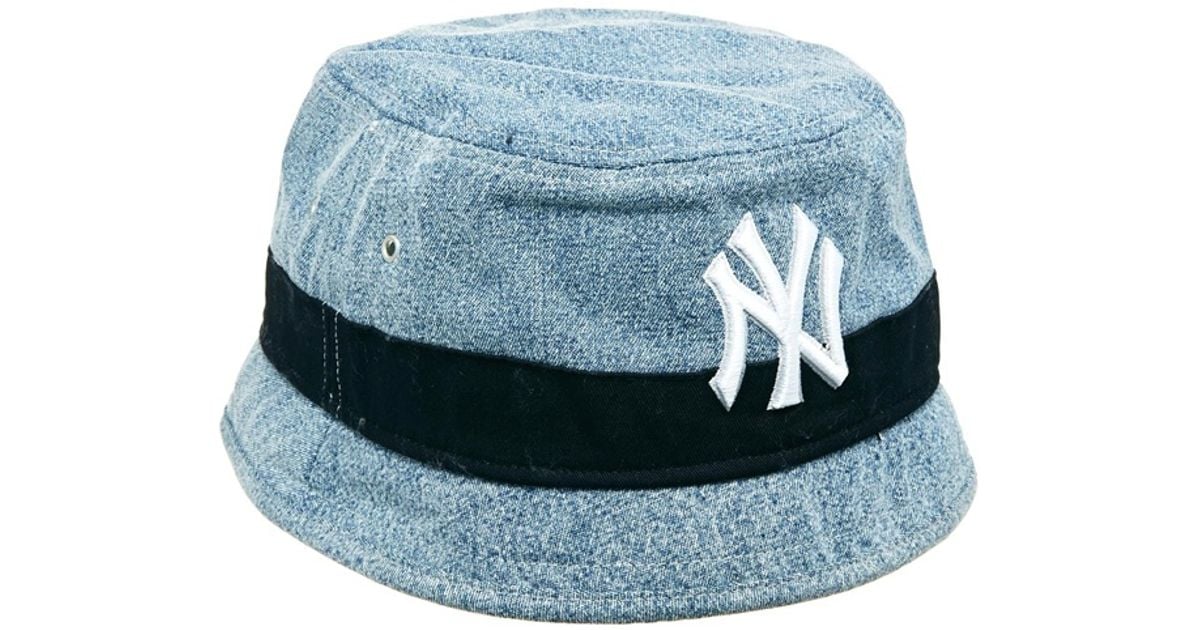 KTZ Ny Yankees Bucket Hat in Blue for Men | Lyst