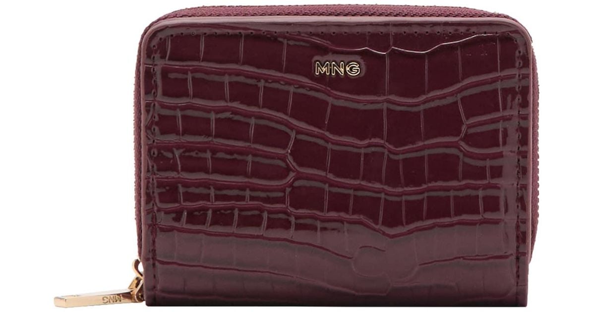 Mango Portemonnaie Victoria in Lila | Lyst DE