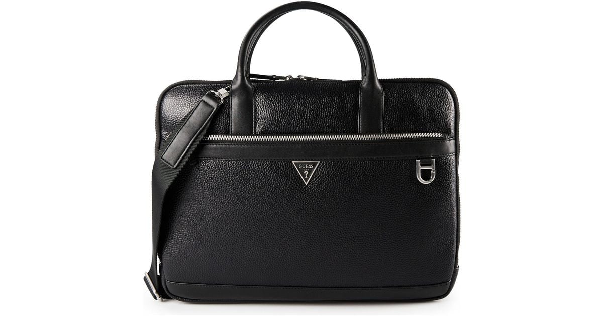 Guess Aktentasche Monaco in Schwarz | Lyst DE