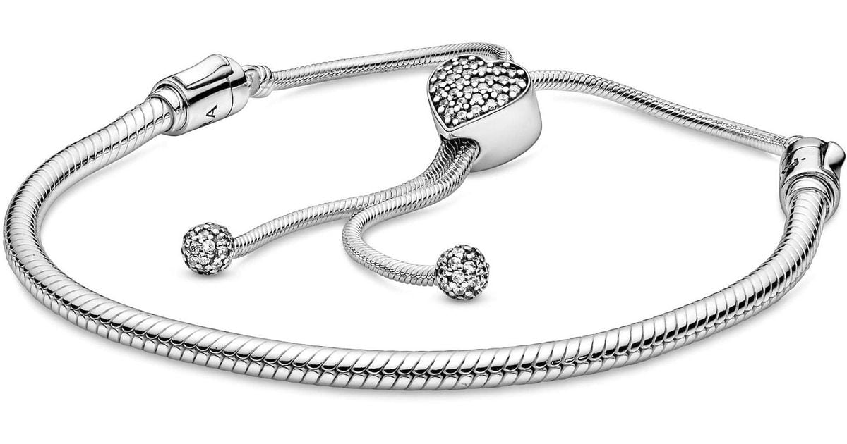 PANDORA Armband in Weiß | Lyst DE