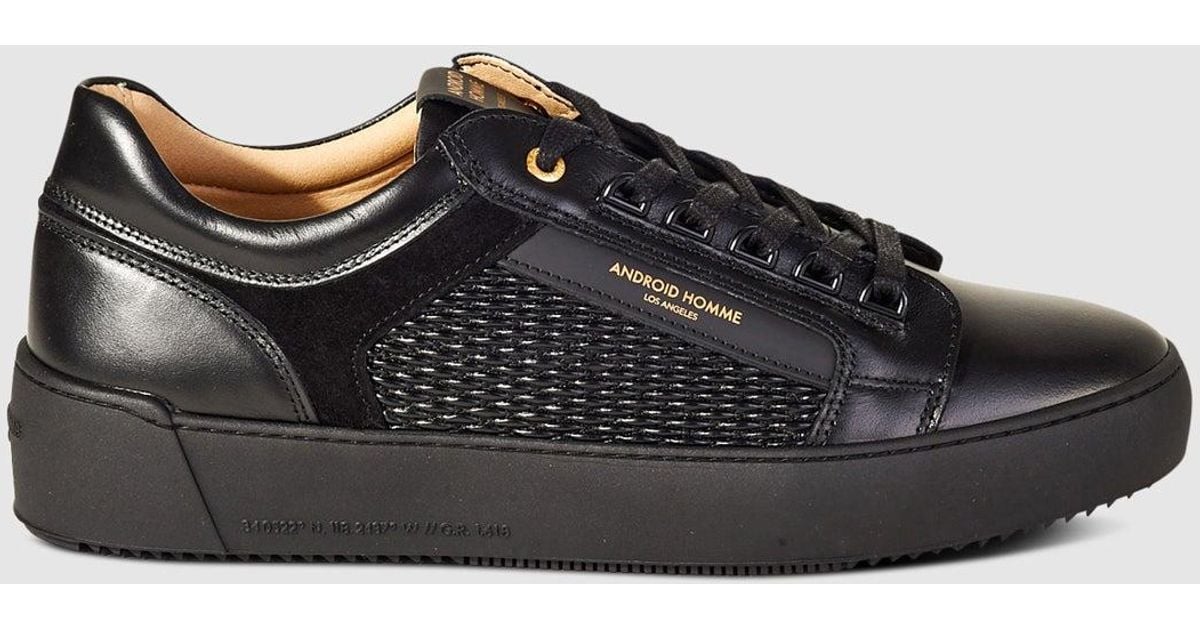 Android Homme Venice Stretch Woven Trainers in Black for Men | Lyst