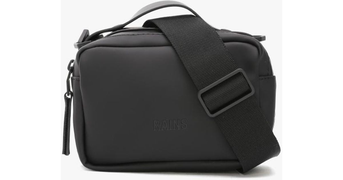 Rains Micro W3 Box Bag in Black for Men | Lyst UK
