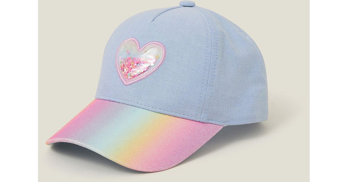 Accessorize Toddler'S Girls Shake Glitter Cap, Size: 3-6 Years in Blue ...