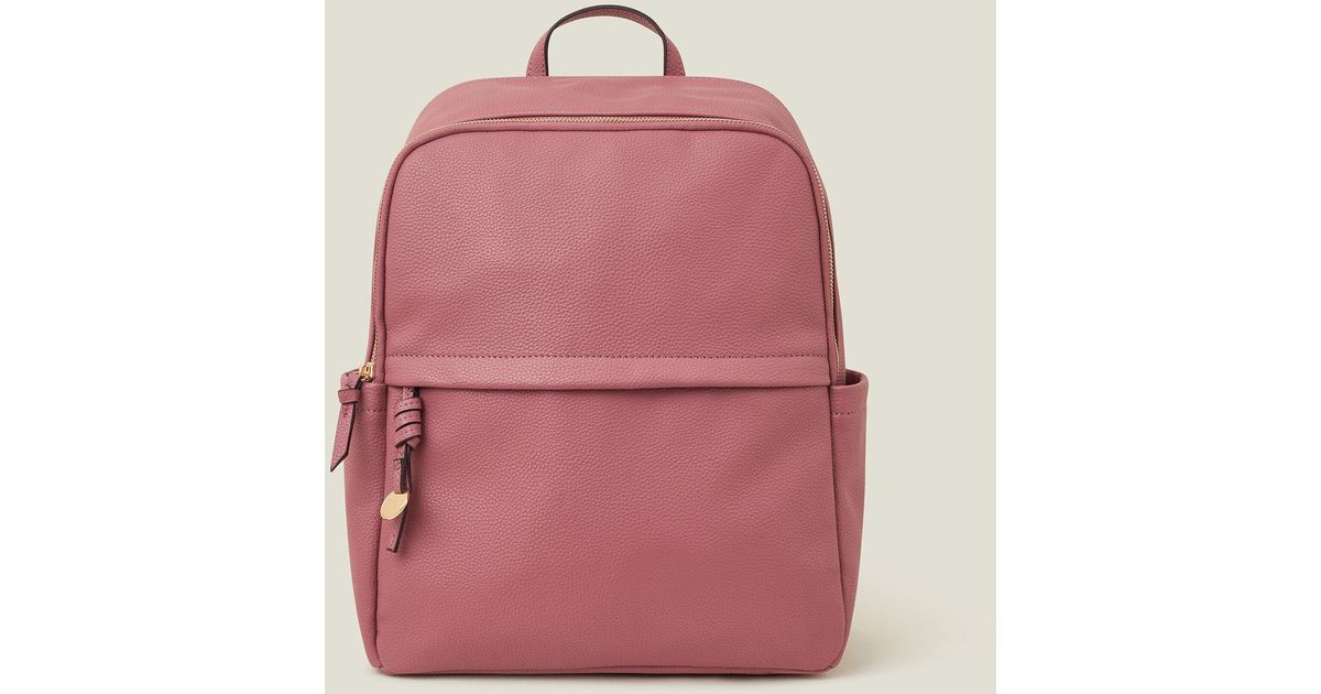 Accessorize Pink Zip Around Backpack | Lyst UK