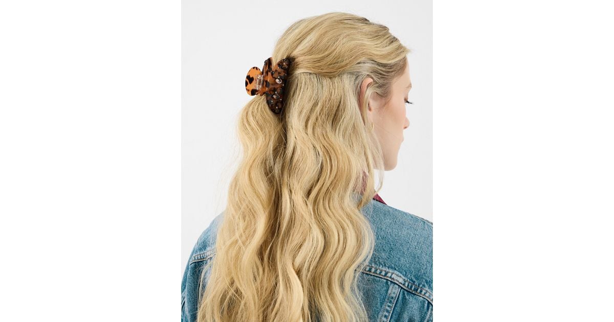 Accessorize Flower Tort Claw Clip in Natural | Lyst UK