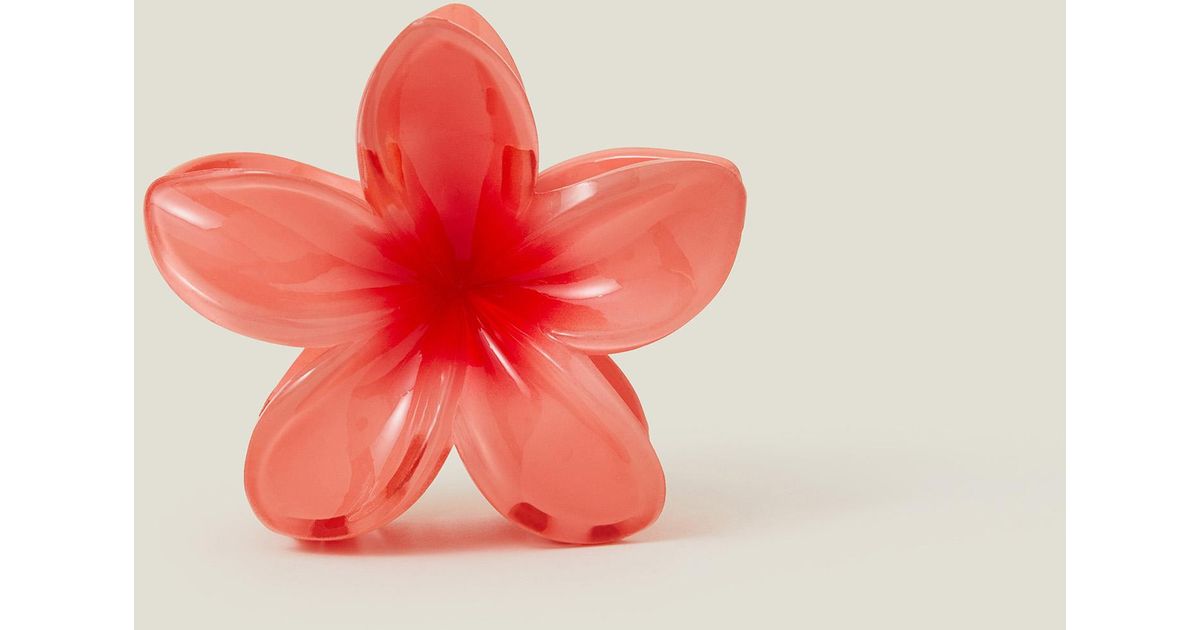 Accessorize Tropical Flower Claw Clip in Red | Lyst UK