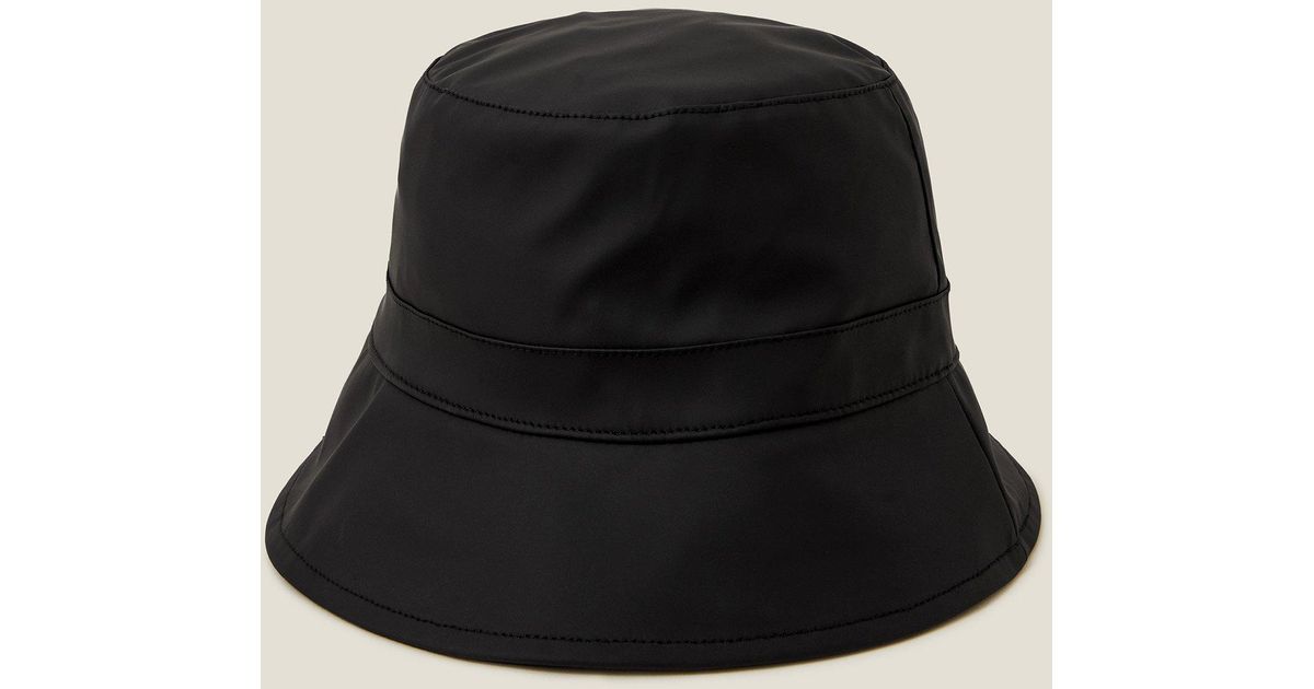 Accessorize Water-Resistant Rain Hat in Black | Lyst UK