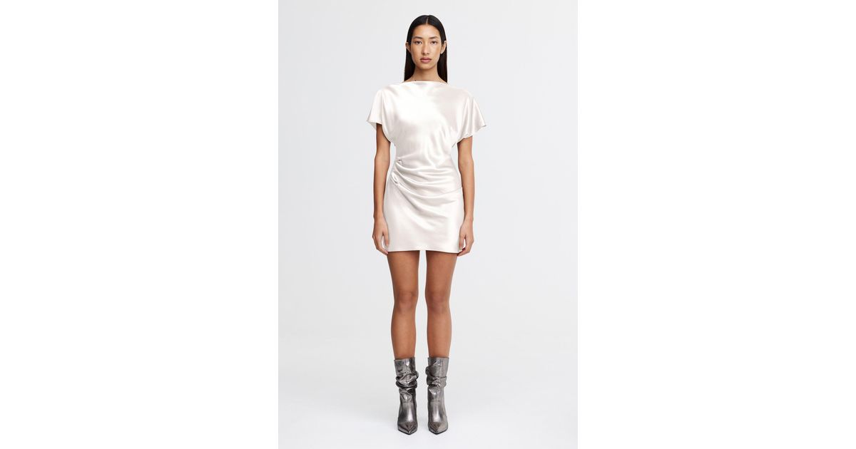 Acler Ramshaw Mini Dress in White | Lyst UK