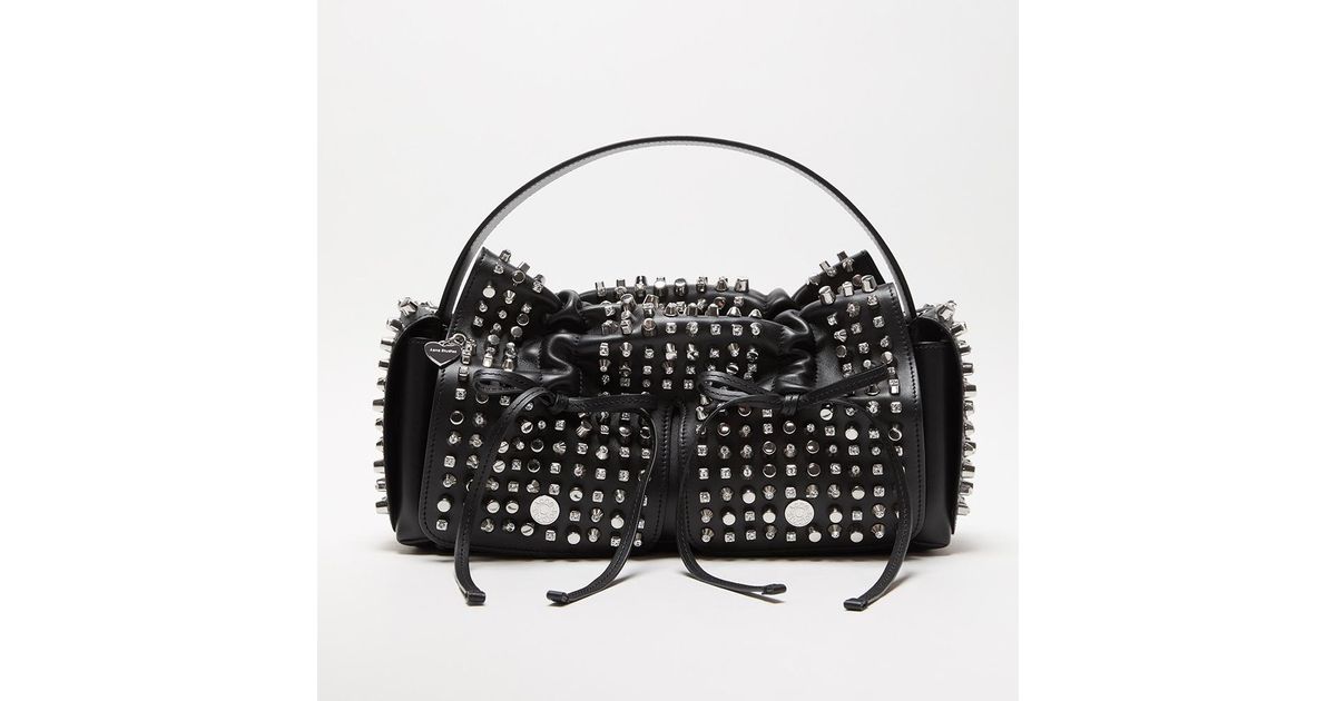 Acne Studios Multipocket Studs Bag in Black | Lyst