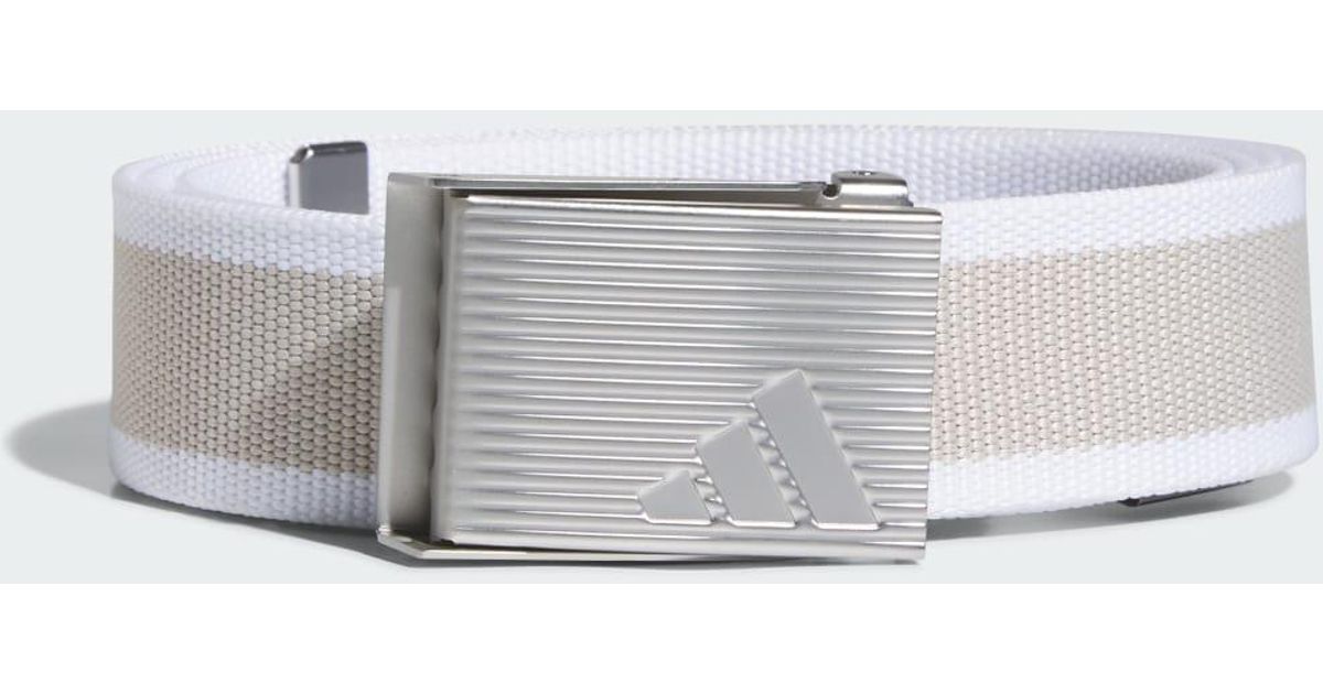 adidas Reversible Striped Webbing Belt in Blue | Lyst UK
