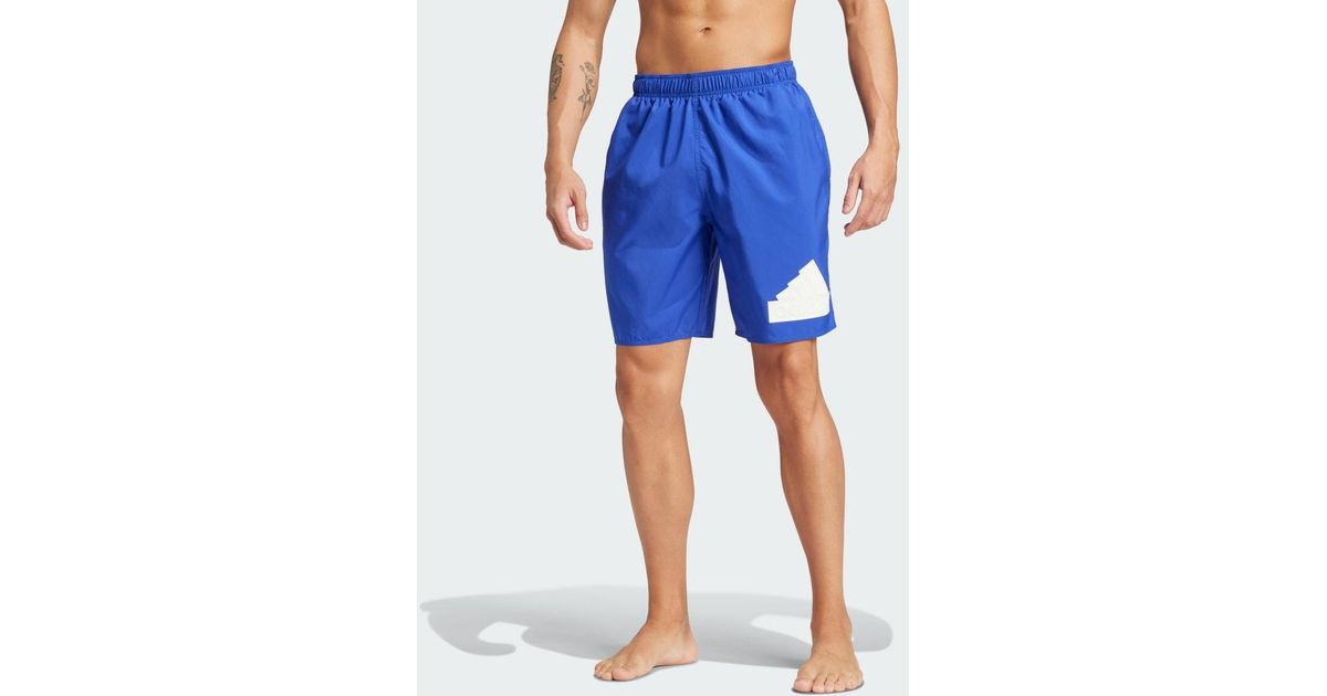 adidas Logo Clx Swim Shorts in Blue for Men | Lyst UK