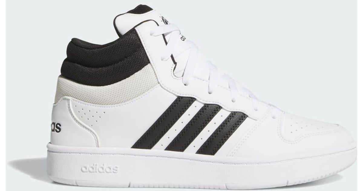adidas Hoops Mid Classic Shoes in Metallic | Lyst UK