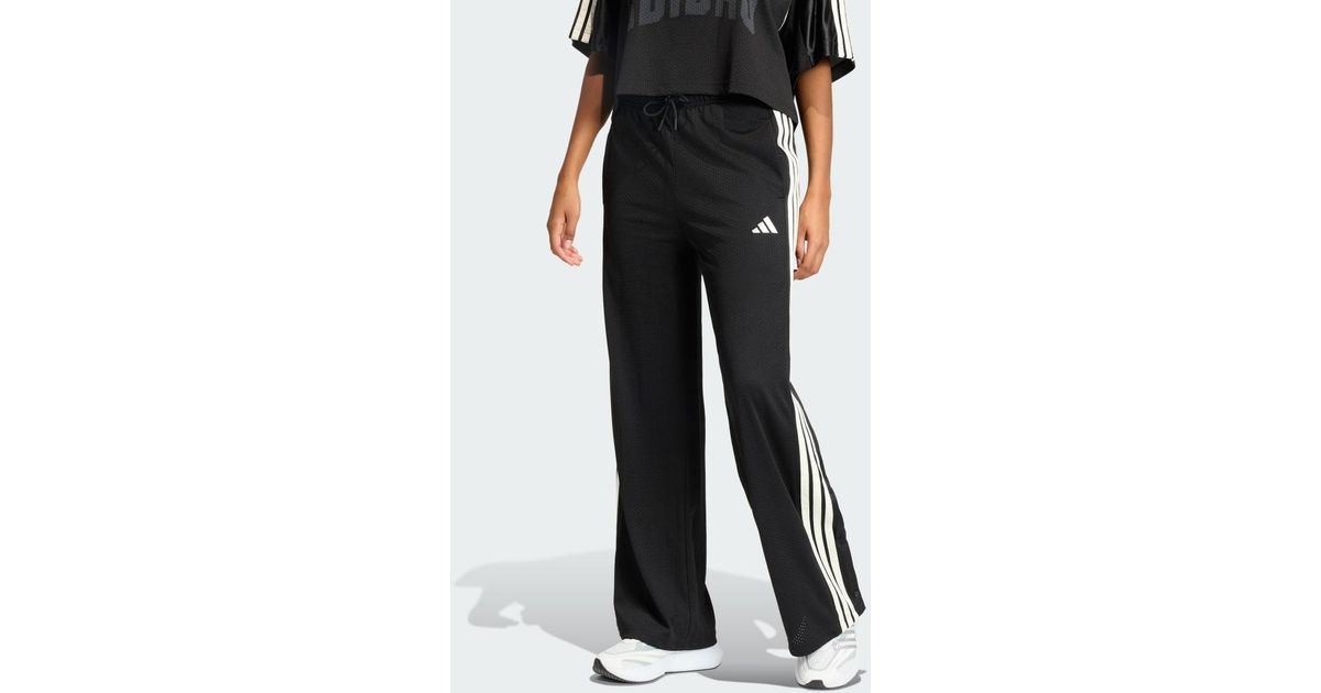 adidas Stadium Mesh Tracksuit Bottoms in Black | Lyst UK