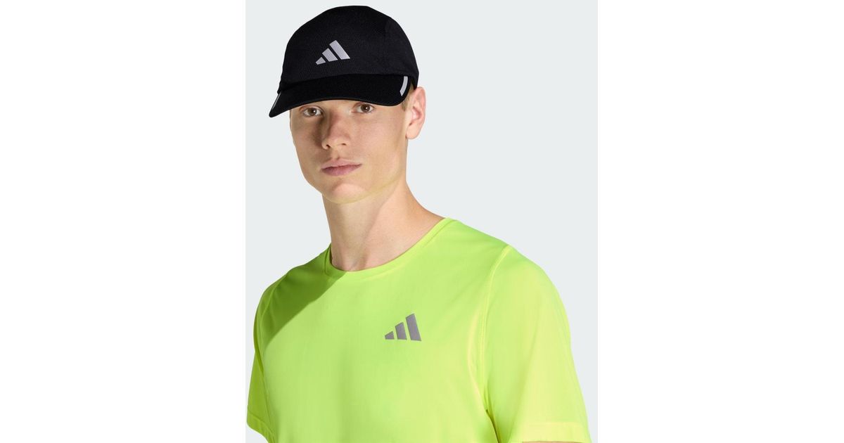 adidas Running Mesh 4 Panel Cap Climacool in Green | Lyst UK